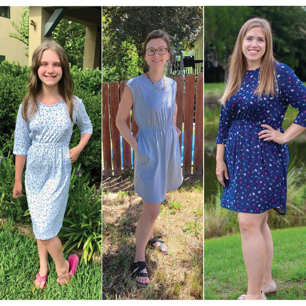 Cinch Dress Bundle in sizes Girl, Women and Women Plus | MammaCanDoIt